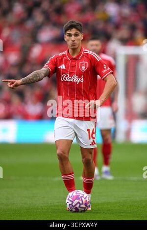 Nicolas Dominguez of Nottingham Forest during the UEFA Europa League ...