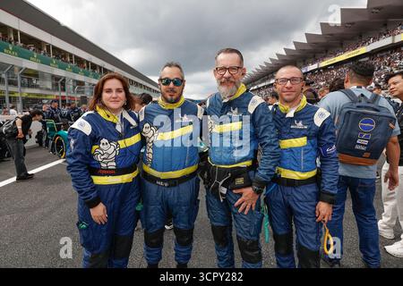 michelin engineer, portrait,starting grid, grille de depart, during the ...