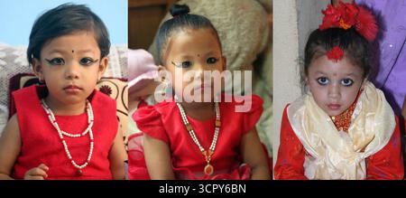 Kathmandu, Nepal. 1 October 2025. Newly appointed Royal Living Goddess ...