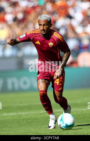 Wesley Vinicius Franca Lima of AS Roma seen in action during Serie A ...