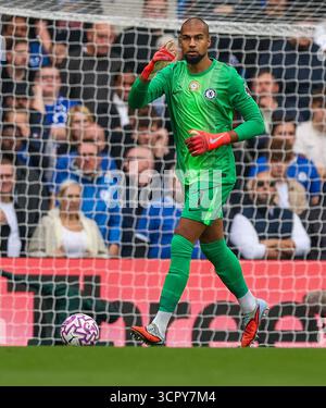 Robert Sánchez of Chelsea during the Premier League match between ...