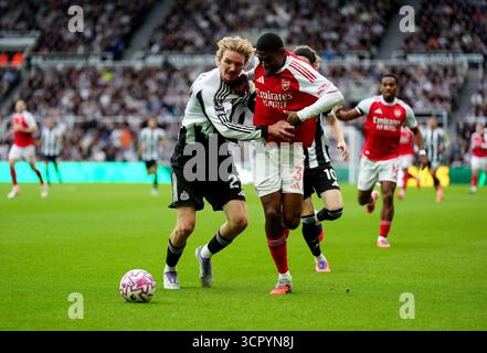 Arsenal's Cristhian Mosquera during the Premier League match at ...