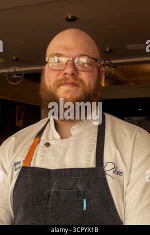 Kris Smith poses for photo in the Myer marquee on Derby Day at ...