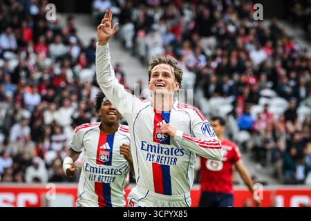 Tyler MORTON of Lyon during the French championship Ligue 1 football ...