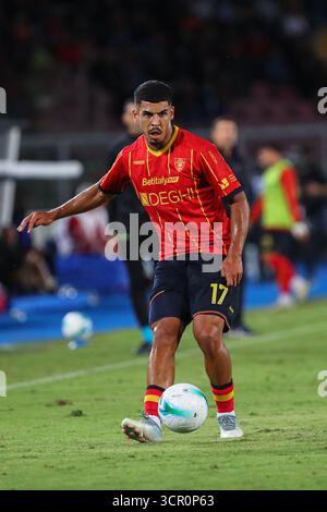 Danilo Veiga of US Lecce in action during the serie A match between US ...