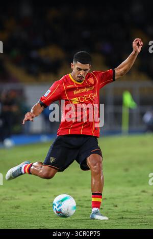 Danilo Veiga of US Lecce in action during the serie A match between US ...