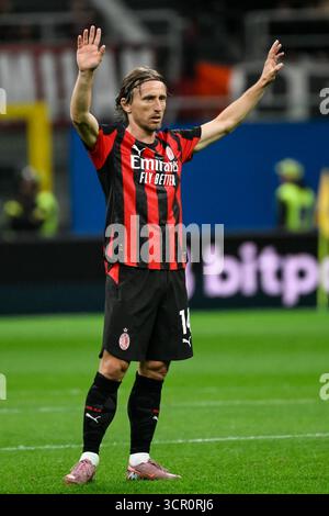 Luka Modric of AC Milan reacts during the Serie A 2025/2026 football ...