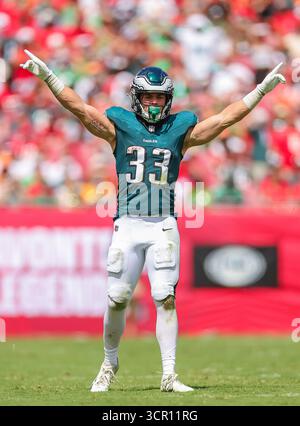 Philadelphia Eagles cornerback Cooper DeJean (33) after an NFL football ...