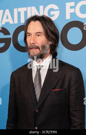 Actor Keanu Reeves attends "Waiting for Godot" Broadway opening night ...