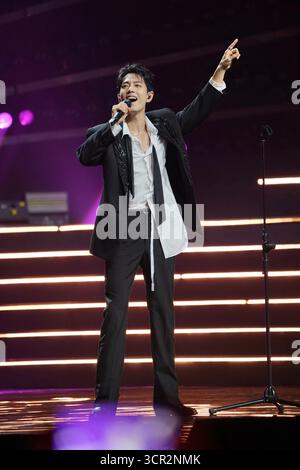 Chinese singer, actor Liu Yuning performs at the 2026 Beijing TV Spring ...
