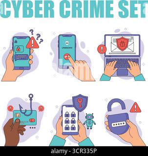 Flat design of Personal data information concept. Illustration for ...