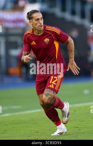 Olimpico Stadium, Rome, Italy - Kostas Tsimikas of AS Roma during Uefa ...