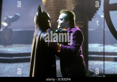 Batman (1989) directed by Tim Burton and starring Michael Keaton, Jack ...