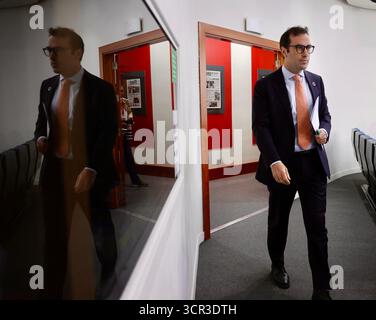 The Minister of Economy, Trade and Enterprise, Carlos Cuerpo, after the ...