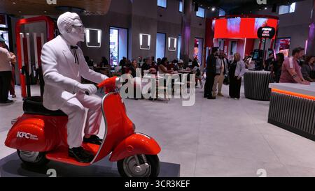 AN INTERNAL VIEW OF THE NEW KFC FLAGSHIP STORE Stock Photo - Alamy