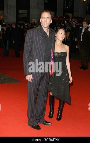 Nicolas Cage and wife Alice Kim Cage walk the red carpet for the ...