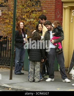 Julianne Moore, her daughter Liv Helen and her director husband Bart ...