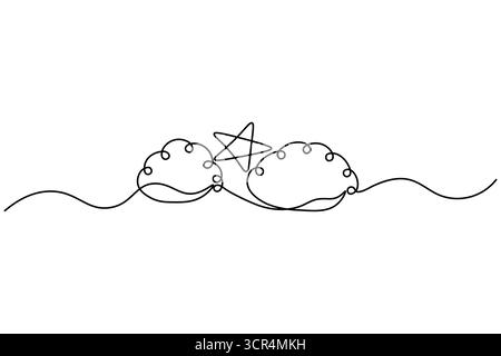 star line icon. minimal and creative icon isolated on white background ...