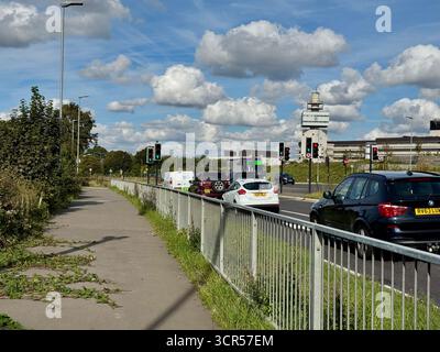 Brightwell Lakes, Martlesham, Suffolk - 29 September 2025 : A new road ...