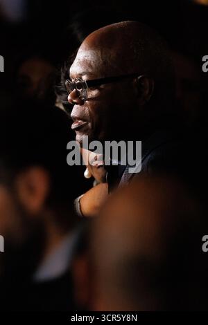 Samuel L. Jackson arrives at the Giorgio Armani Fashion Show during the ...