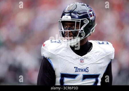 Tennessee Titans linebacker Jihad Ward (53) and San Francisco 49ers ...
