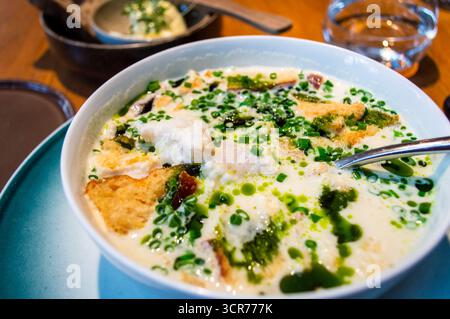 Norwegian fish soup Stock Photo - Alamy