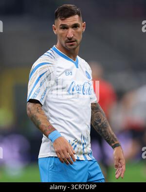 Matteo Politano of SSC Napoli looks on during the Serie A match between ...