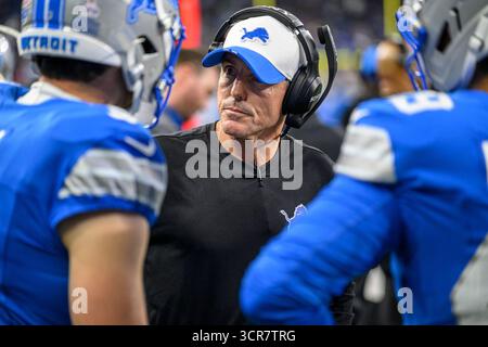 Cleveland Browns special teams coordinator Mike Priefer watches from ...