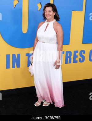 Leigh Moore arrives at the premiere of "Roofman" on Monday, Sept. 29 ...