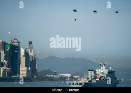 The Chinese PLA Navy Qi Jiguang, hull number 83, Type 680 training ship ...