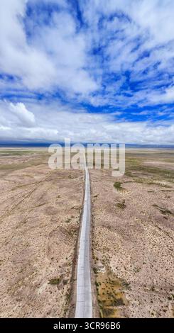 The Sky Realm of Chaka Salt Lake in Qinghai Province, China Stock Photo ...