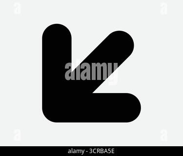 Bottom left side turn arrow solid flat color icons in round outlines. 6 ...