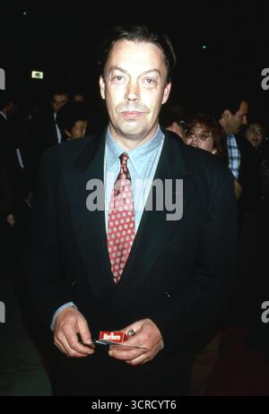 Tim Curry at the Los Angeles premiere of 'Mrs. Doubtfire' on November ...