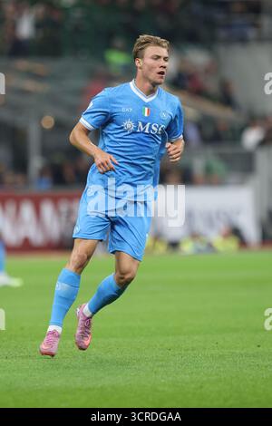 Rasmus Hojlund of SSC Napoli during the Serie A Enilive match between ...