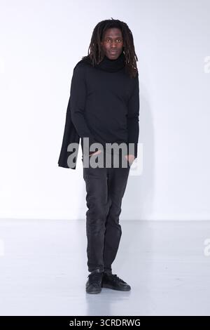 Paris, France. 29th Sep, 2025. Model Taka is seen on the catwalk at the ...