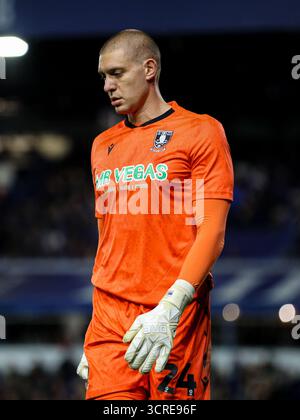 24, Ethan Horvath of Sheffield Wednesday at warm up during the Sky Bet ...