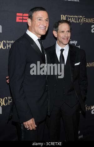 Michael Gelman and Charlie Weiss attend The 2025 Broadcasting Cable ...