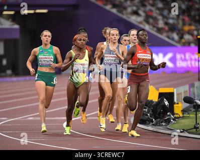 Natoya Goule-Toppin of Jamiaca competing in the women’s 800m semi-final ...