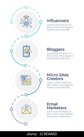 Marketing campaign methodology infographic design template Stock Vector ...