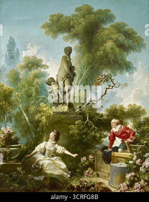 Jean-Honoré Fragonard, a French Rococo painter, is known for his ...
