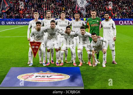 EINDHOVEN - (L-R) Ismael Saibari of PSV Eindhoven, Anass Salah-Eddine ...