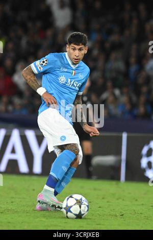 Naples, Italy. 5 Oct, 2025. Mathias Olivera of SSC Napoli during the ...