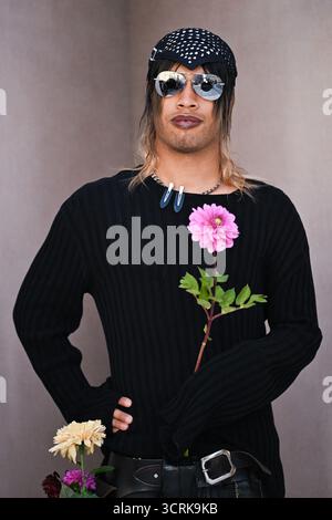 Ecco2k attending the Acne Studios Womenswear Spring/Summer 2026 show as ...