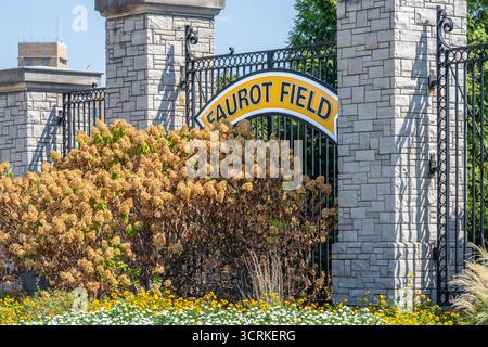 Memorial Stadium at the University of Missouri in Columbia, Missouri ...