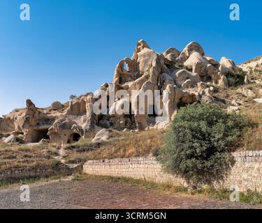 Rock formations in a cave under New Mexico in Carlsbad Caverns National ...