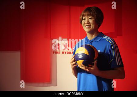 Wax figure of Athlete Lang Ping in Madame Tussauds BEIJING, Beijing ...