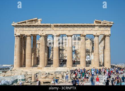 East face of the Parthenon, The Acropolis, Athens Stock Photo - Alamy