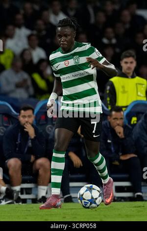 Geovany Quenda of Sporting CP during the Liga Portugal Betclic match ...