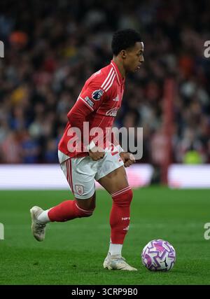 Omari Hutchinson of Nottingham Forest seen during the Premier league ...