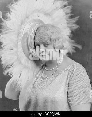 A portrait of Trixie Friganza, the American actress, singer, and ...